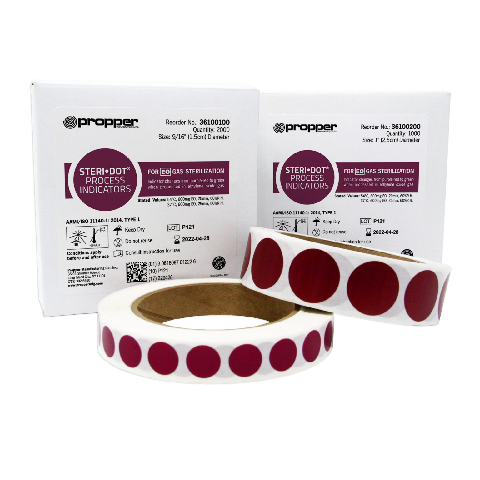 Ethylene Oxide Process Indicator - Steri-Dot®